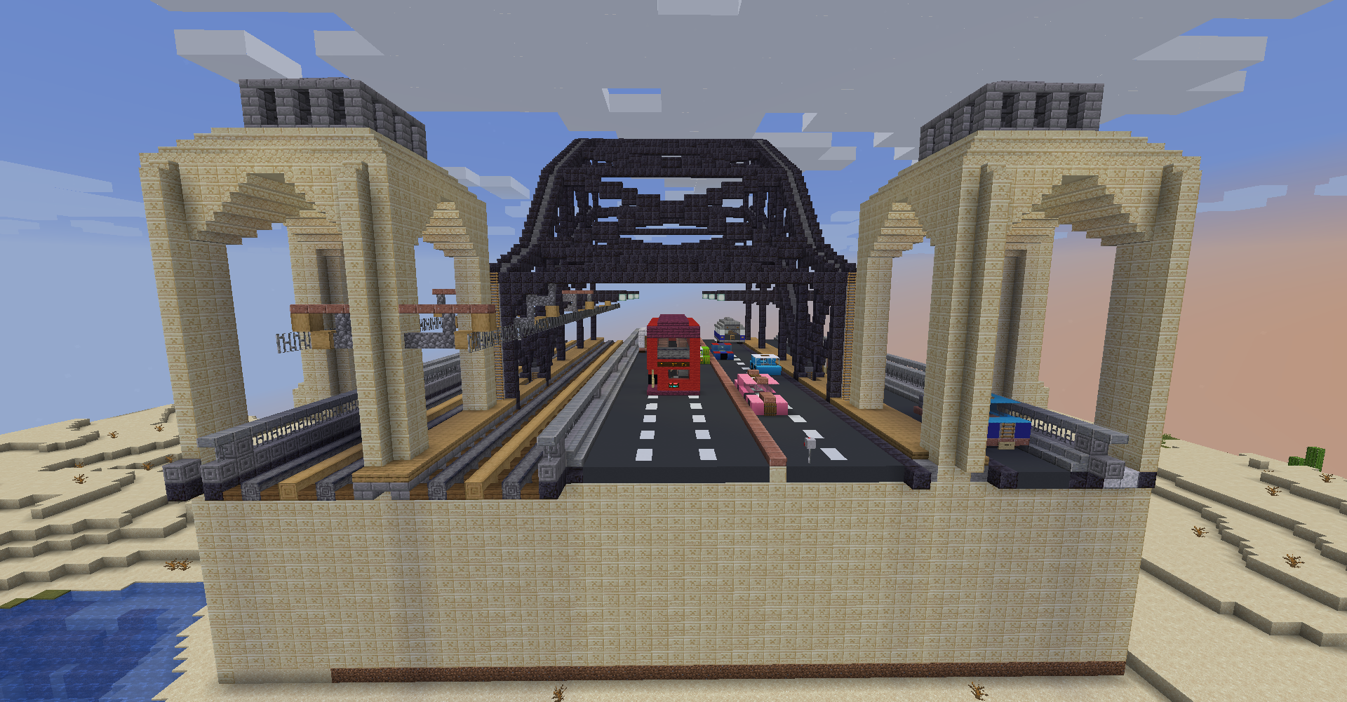 TheBritFromOz: The Minecraft Harbour Bridge
