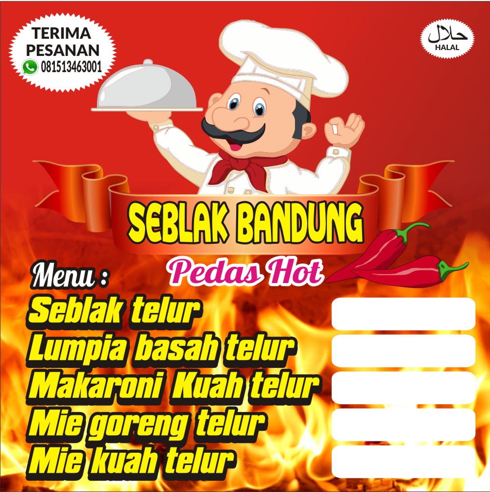 31 Info Top Desain Spanduk Seblak Cdr - Riset