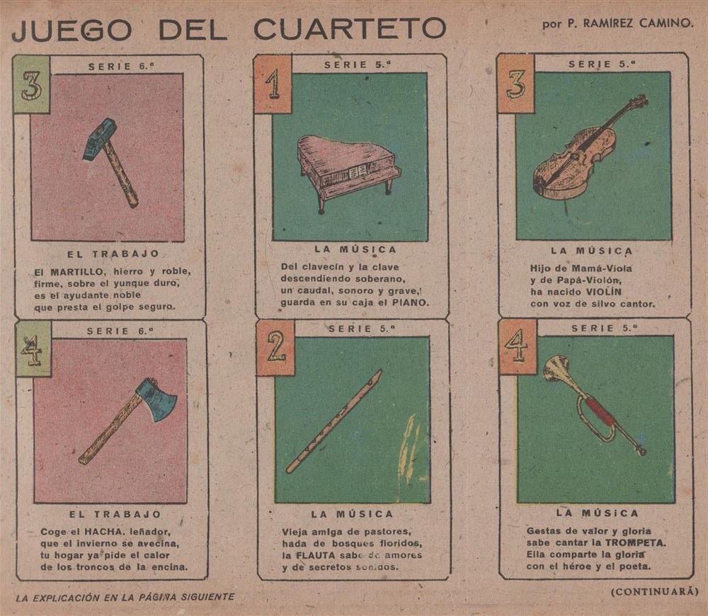 Barajas y Naipes: Juego del Cuarteto