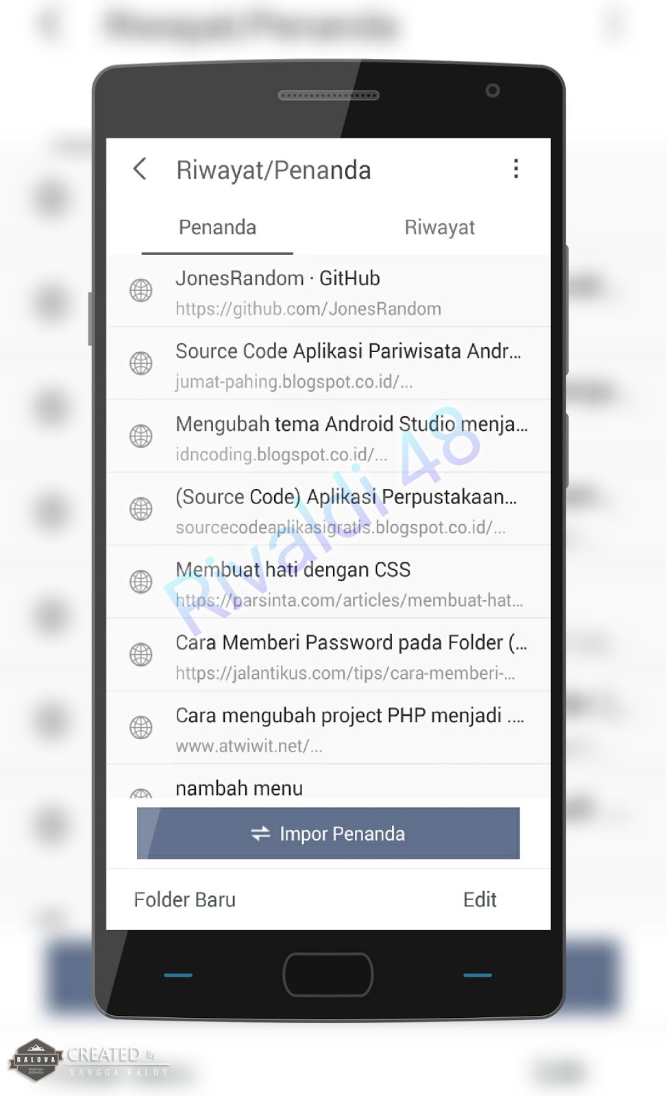 Cara Mudah Restore Penanda Uc Browser - Rivaldi 48