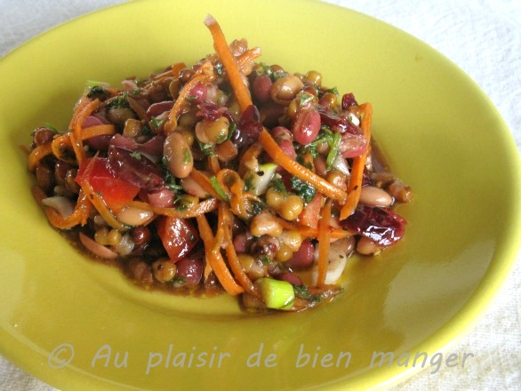 AU PLAISIR DE BIEN MANGER: Salade de légumineuses