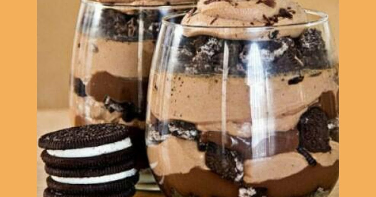 PARFAIT DE OREO CON PUDDING DE CHOCOLATE
