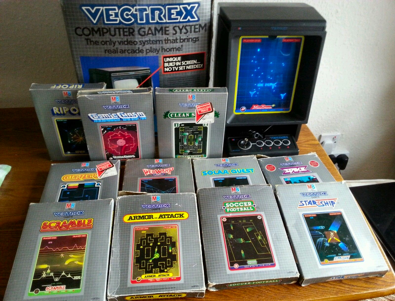 Boxed Vectrex & 11 Games, Retro Treasures | Retroinvaders