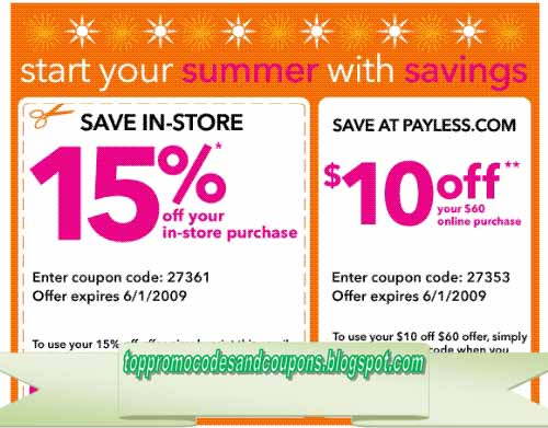 Free Promo Codes and Coupons 2023: Payless Shoes Coupons