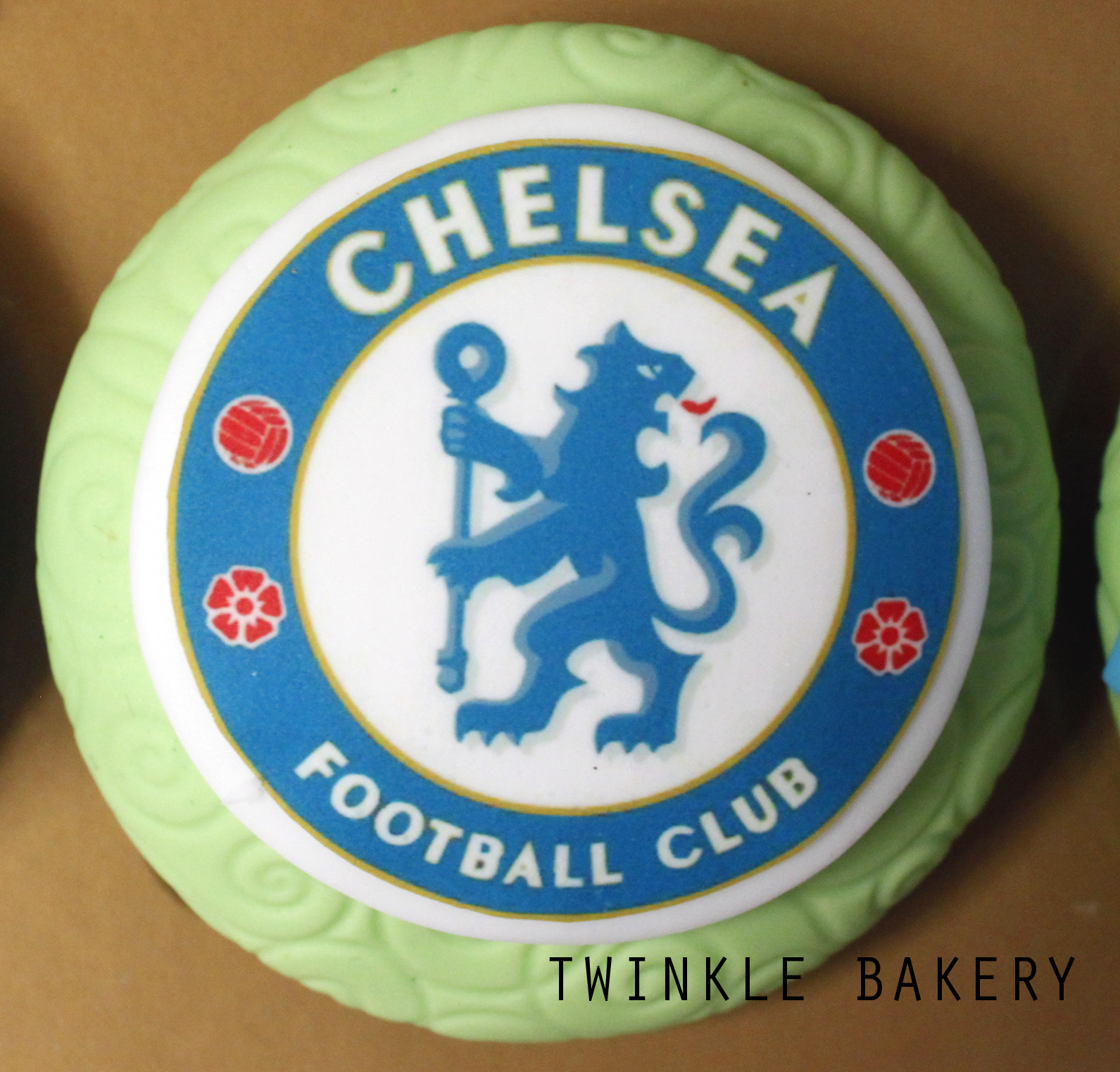 Twinkle Bakery: Chelsea FC Cupcakes