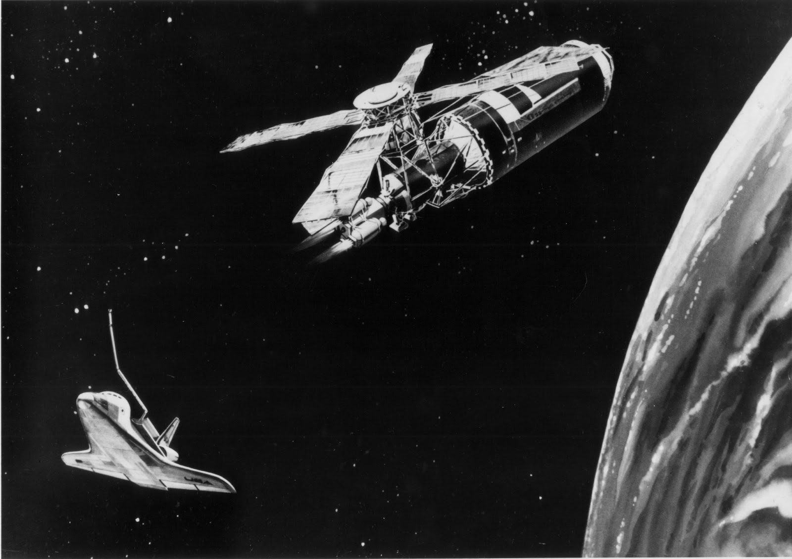 My Space Museum: Skylab reboost concept art