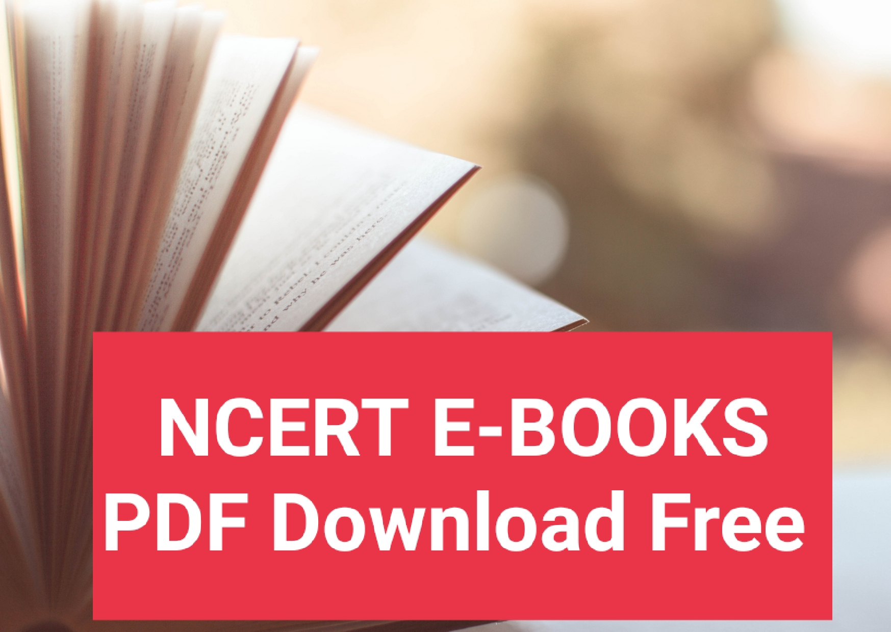 NCERT E-book PDF Download Free