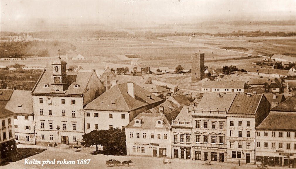 Csehország, nem csak Prága!: Akkor és most 24. - Kolín - főtér