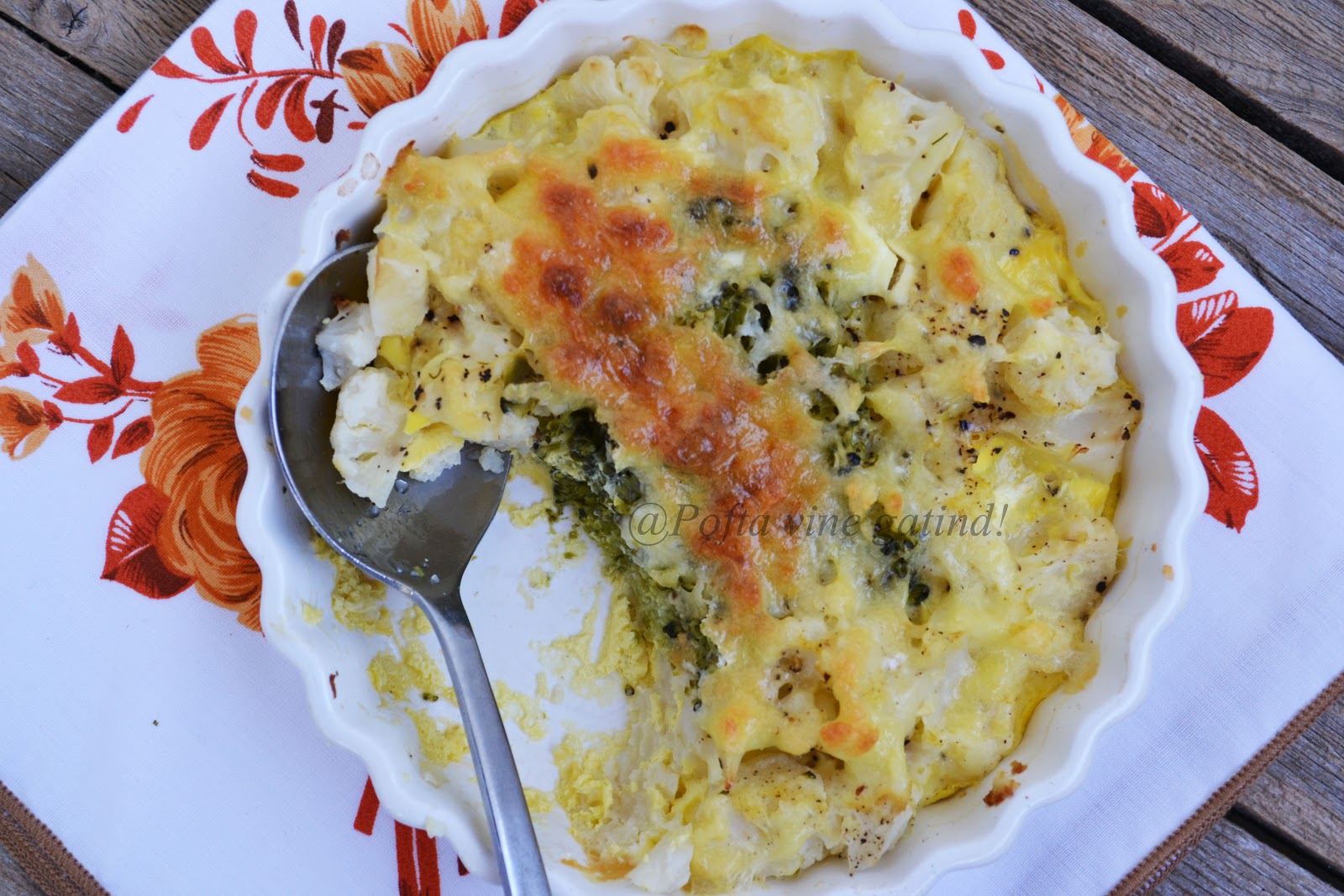 Broccoli si conopida la cuptor - Bucătăria Urecheatei