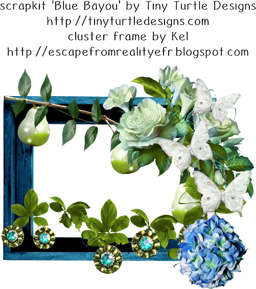 Escape From Reality Blog: FTU Cluster Frames TTD 'Blue Bayou'