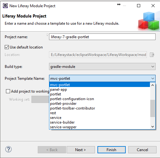 Creating Portlet In Liferay 7 Dxp Liferay Stack