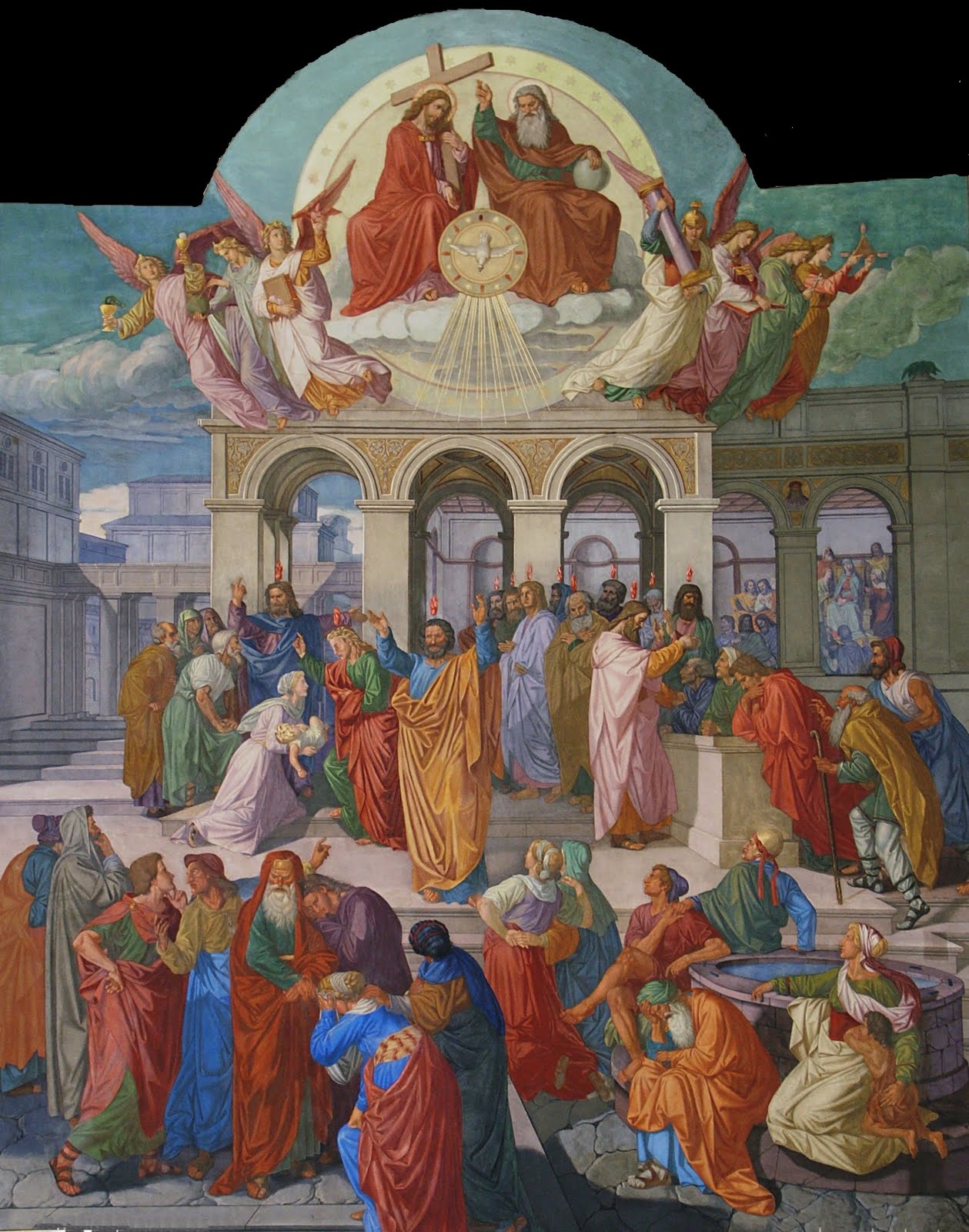 Under Her Starry Mantle: Rosary Reflections ~ The Descent of the Holy ...