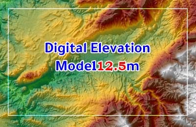 Download Digital Elevation Model with spatial resolution 12.5m