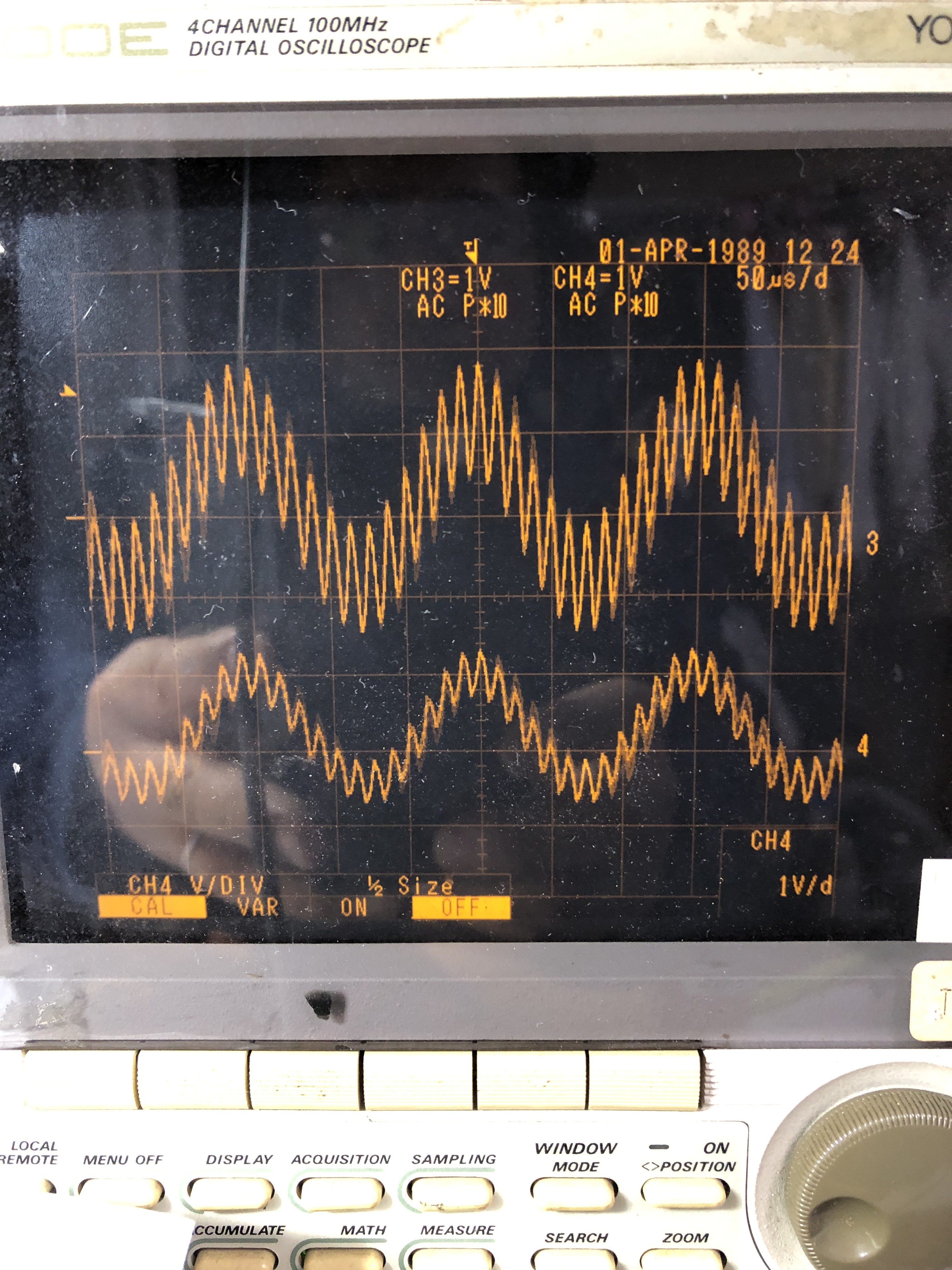 SONY TC-5M 交流バイアス波形 AC bias