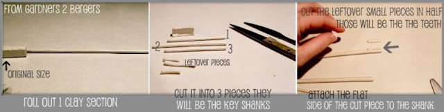 from Gardners 2 Bergers: Polymer Clay Skeleton Keys [Tutorial]