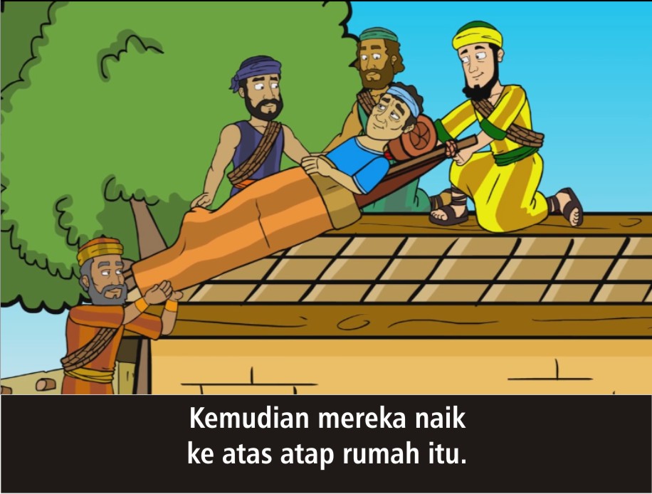 Komik Alkitab Anak: Tuhan Yesus Menyembuhkan Orang Lumpuh