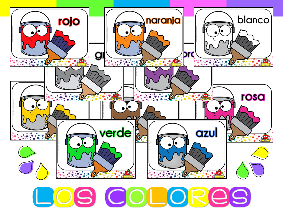 CARTELES DE LOS COLORES