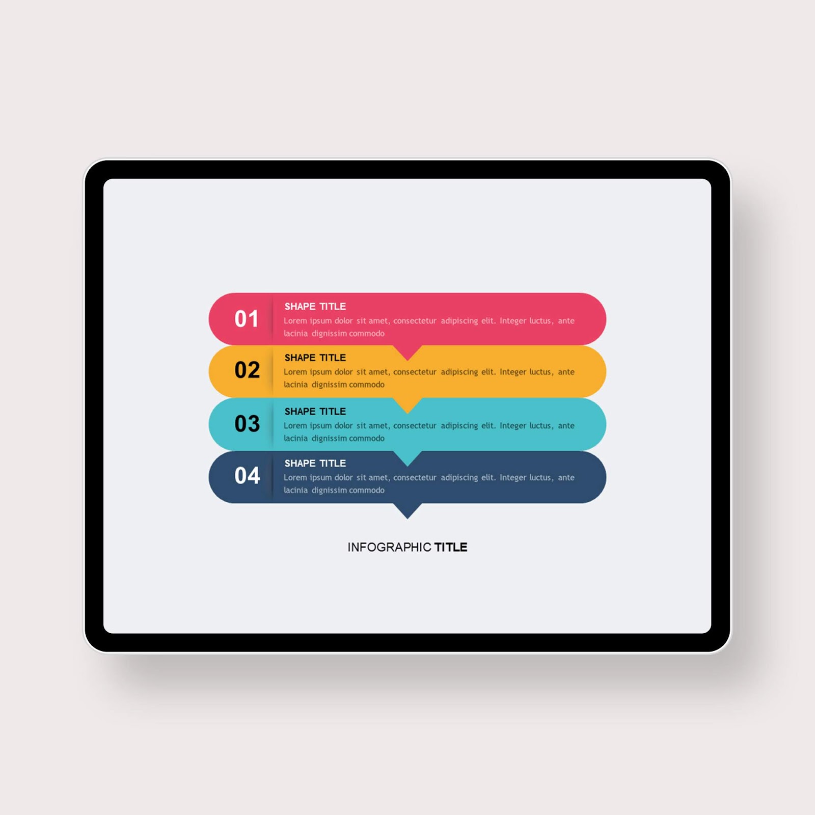 Round Box List PowerPoint Template - PowerPoint Free