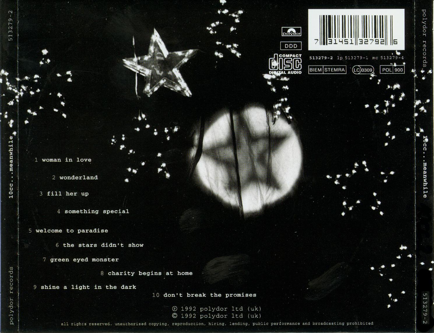 Classic Rock Covers Database: 10cc - ...Meanwhile (1992)