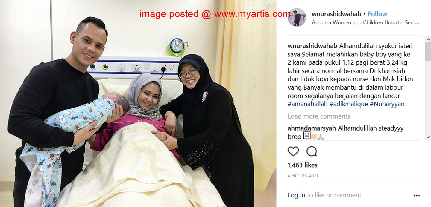 MYARTIS.COM | MYARTIS | MY | ARTIS: FEEYA ISKANDAR SELAMAT LAHIRKAN ANAK KEDUA, LELAKI