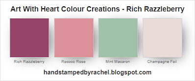 Handstamped by Rachel: Art With Heart Colour Creations Showcase week 41 ...