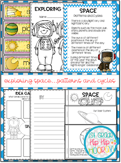 1st Grade Hip Hip Hooray!: NGSS Exploring Space: Patterns and Cycles