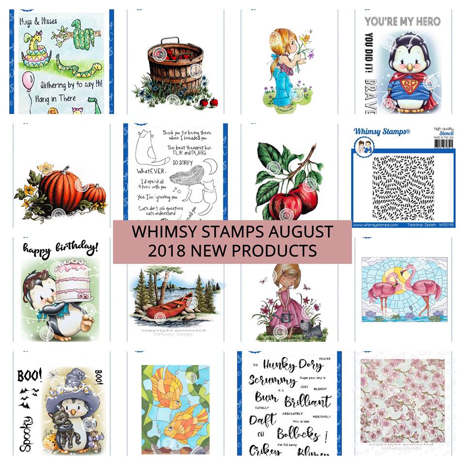 Melissa Made: Whimsy Stamps August Release - Day 1