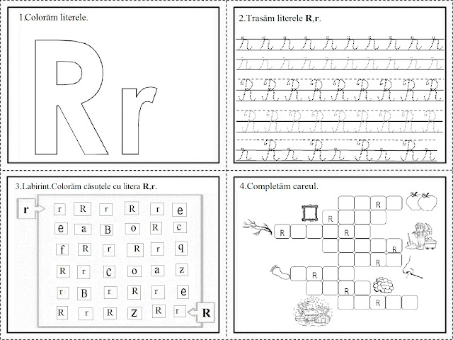 EDUCATIA CONTEAZA : Literele R, S, Ș