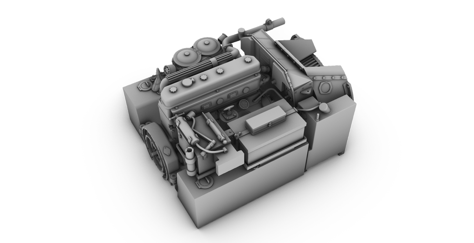 1/35 3142 Engine Pz.38(t)E/F