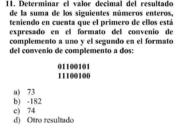 Aquitectura de Ordenadores (UNED): Representación de enteros ...