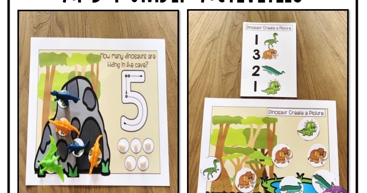 Dinosaur Counting Activities for Toddlers and Preschool | Teach.Talk ...