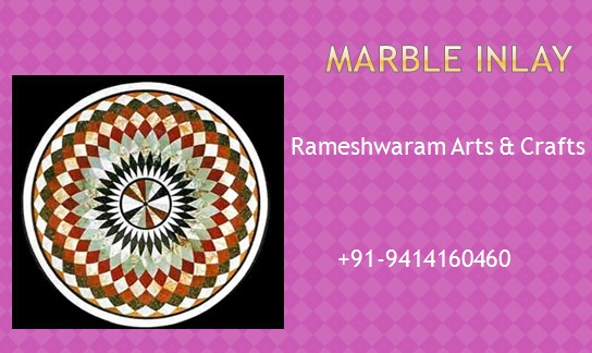 Marble Inlay: Marble Inlay Art of India Rameshwaram Art & Crafts