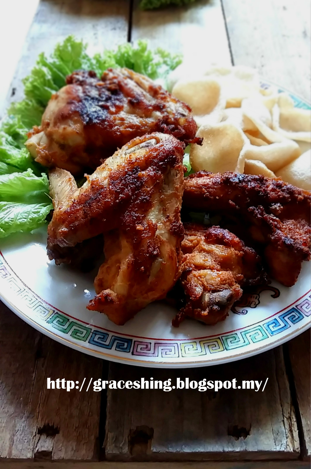 Grace's Blog 欣语心情: 娘惹胭脂鸡 Inche Kabin （Nyonya Fried Chicken）