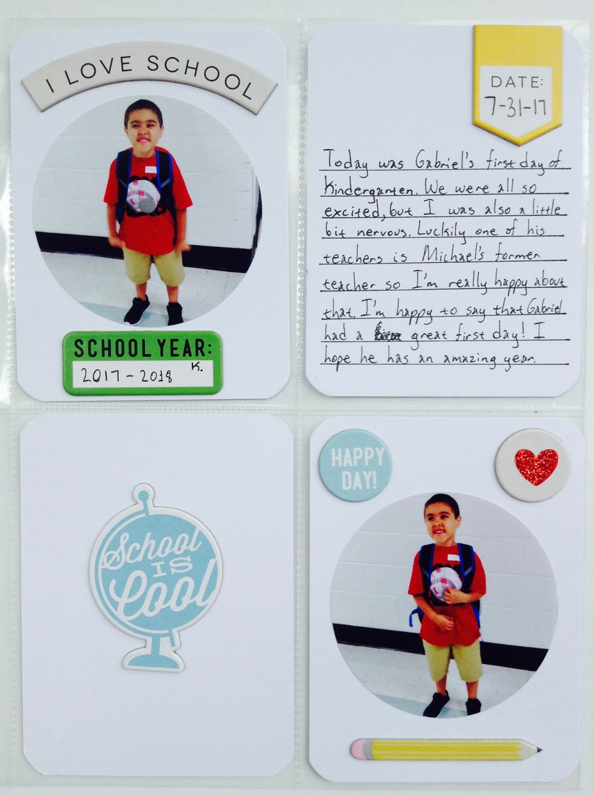 The Emi Times: Back to School Project Life Layout