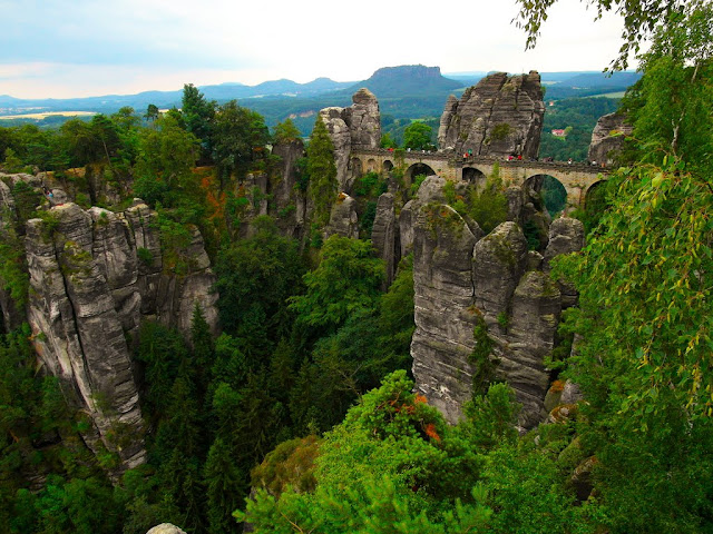 Hidden and little known places: Bastei Bridge,Germany