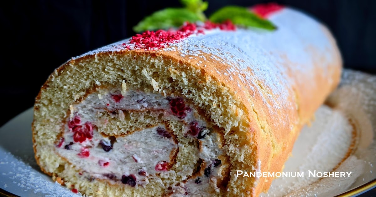Mixed Berry Cake Roll - Gluten Free