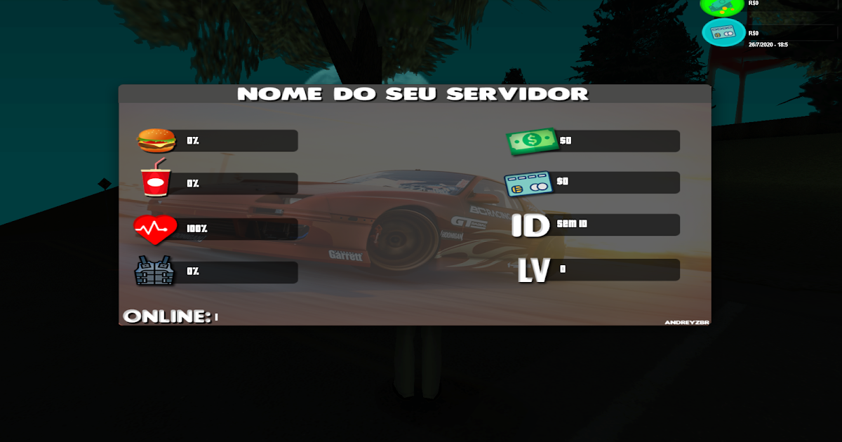 MTA:SA - Hud RP E Dashboard