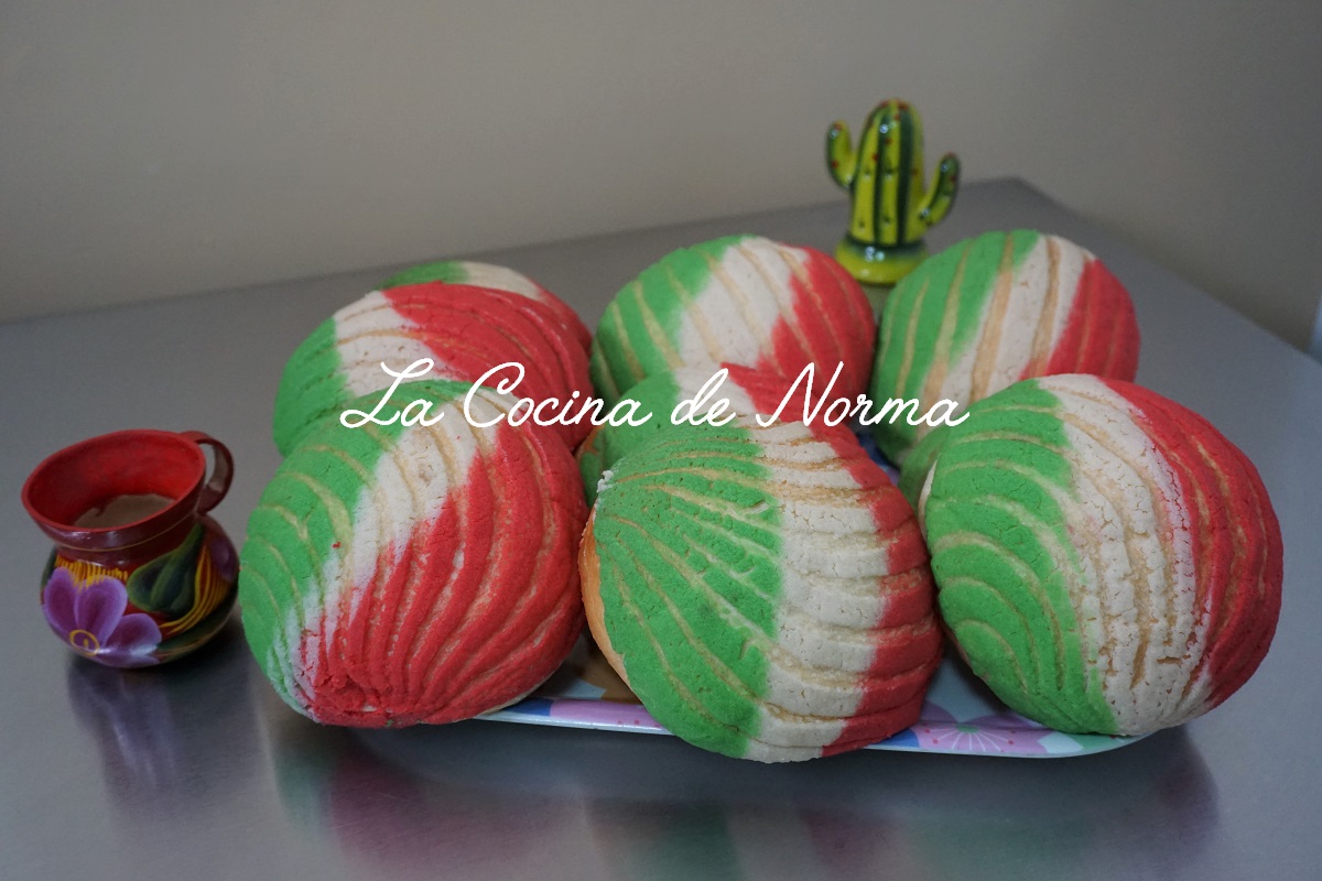 CONCHAS TRICOLORES ¡¡VIVA MEXICO!! - La Cocina de Norma