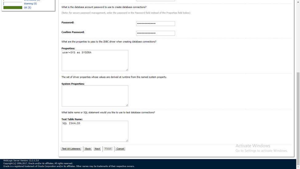 Oracle Weblogic Server 12c Rac Connection