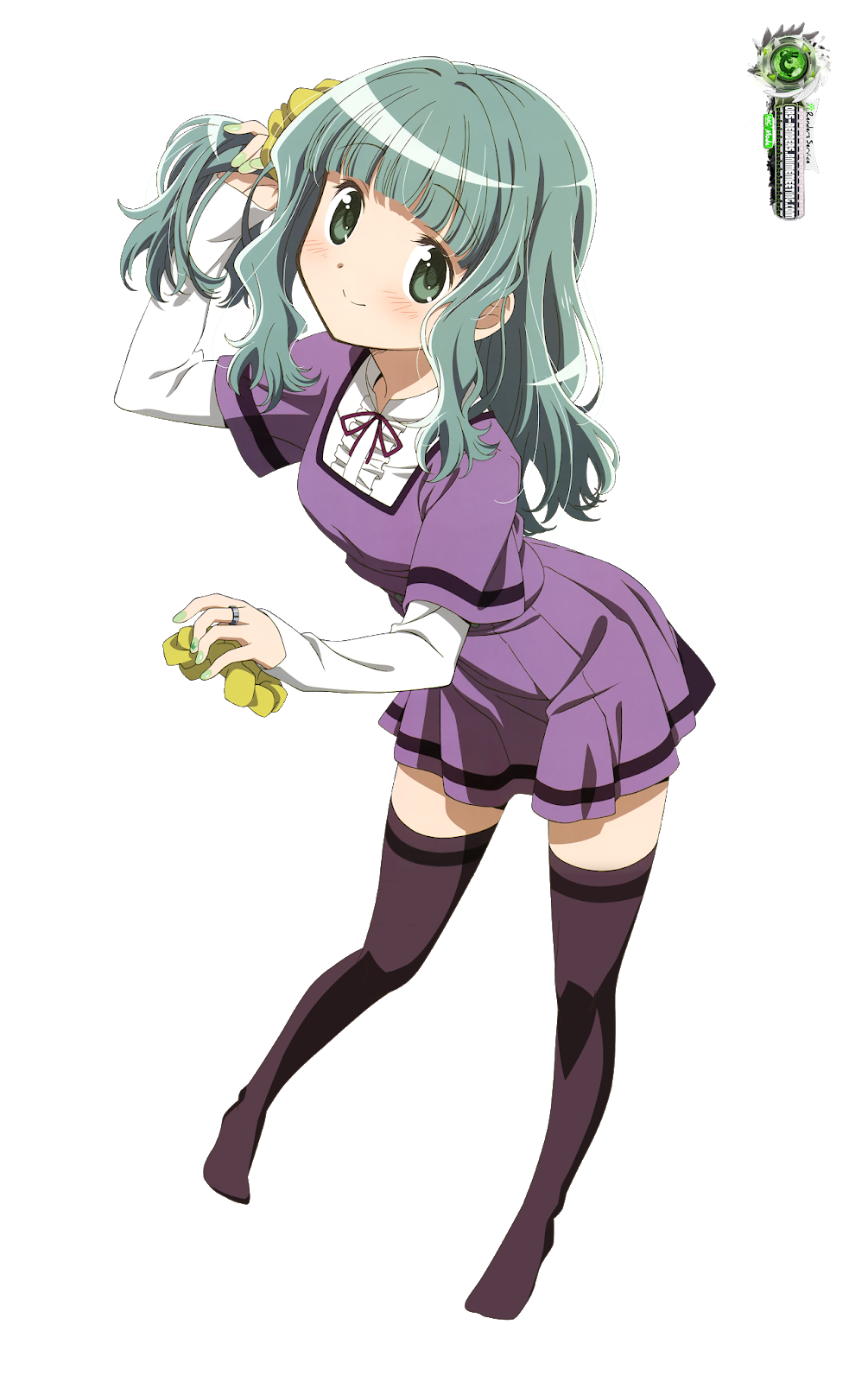 Madoka Magica Gaiden:Futaba Sana Mega Kawaiii Pose HD Render