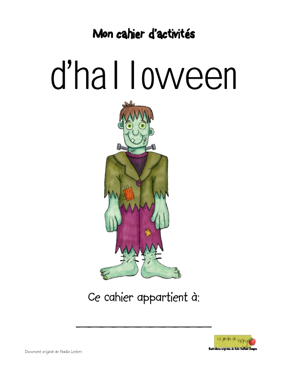 31 cahiers d'activités gratuits pour Halloween + bonus