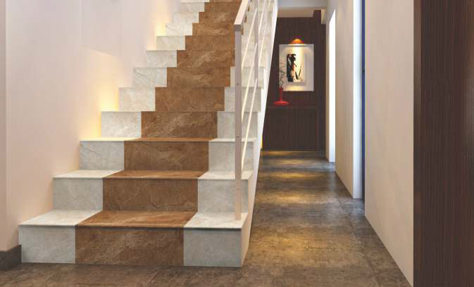 Best Matt Step - Stair Riser Tiles Designs - Wall Tiles Design
