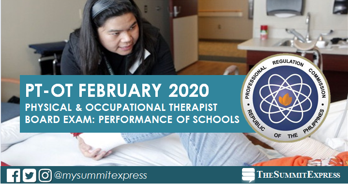 February 2020 Physical, Occupational Therapist PT-OT board exam result ...