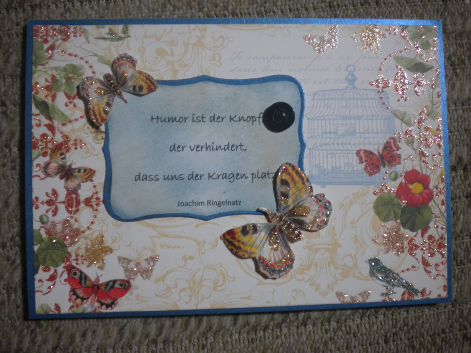 Gudruns Bastelecke: Abschiedskarten