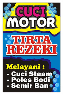Download Kumpulan Contoh Spanduk Cuci Steam Motor dan Mobil Format CDR ...