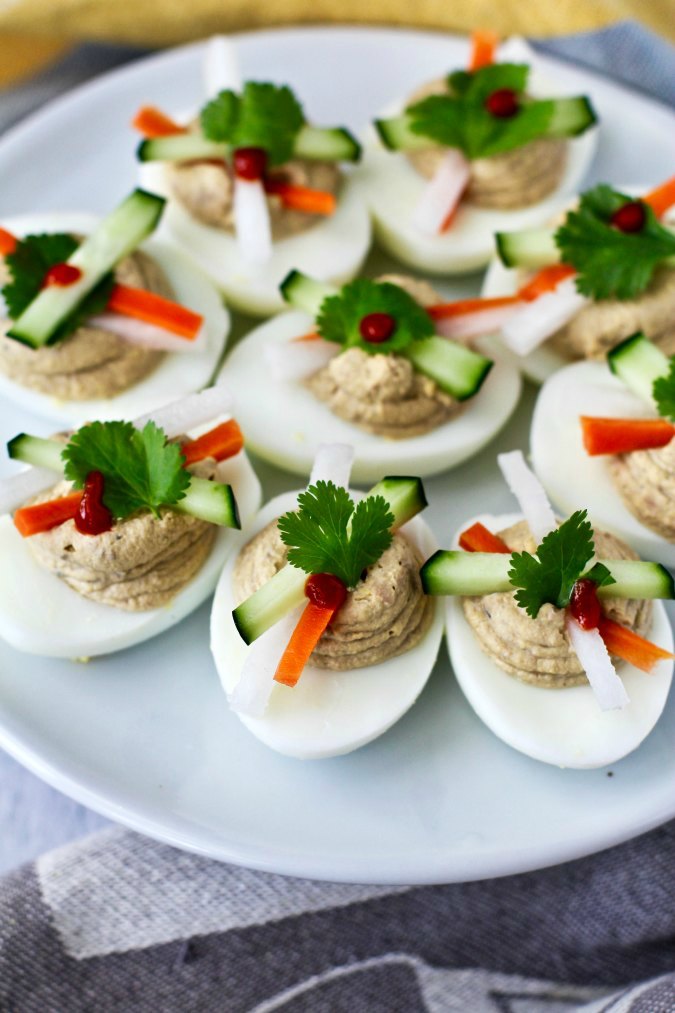Banh Mi Deviled Eggs | Karen's Kitchen Stories