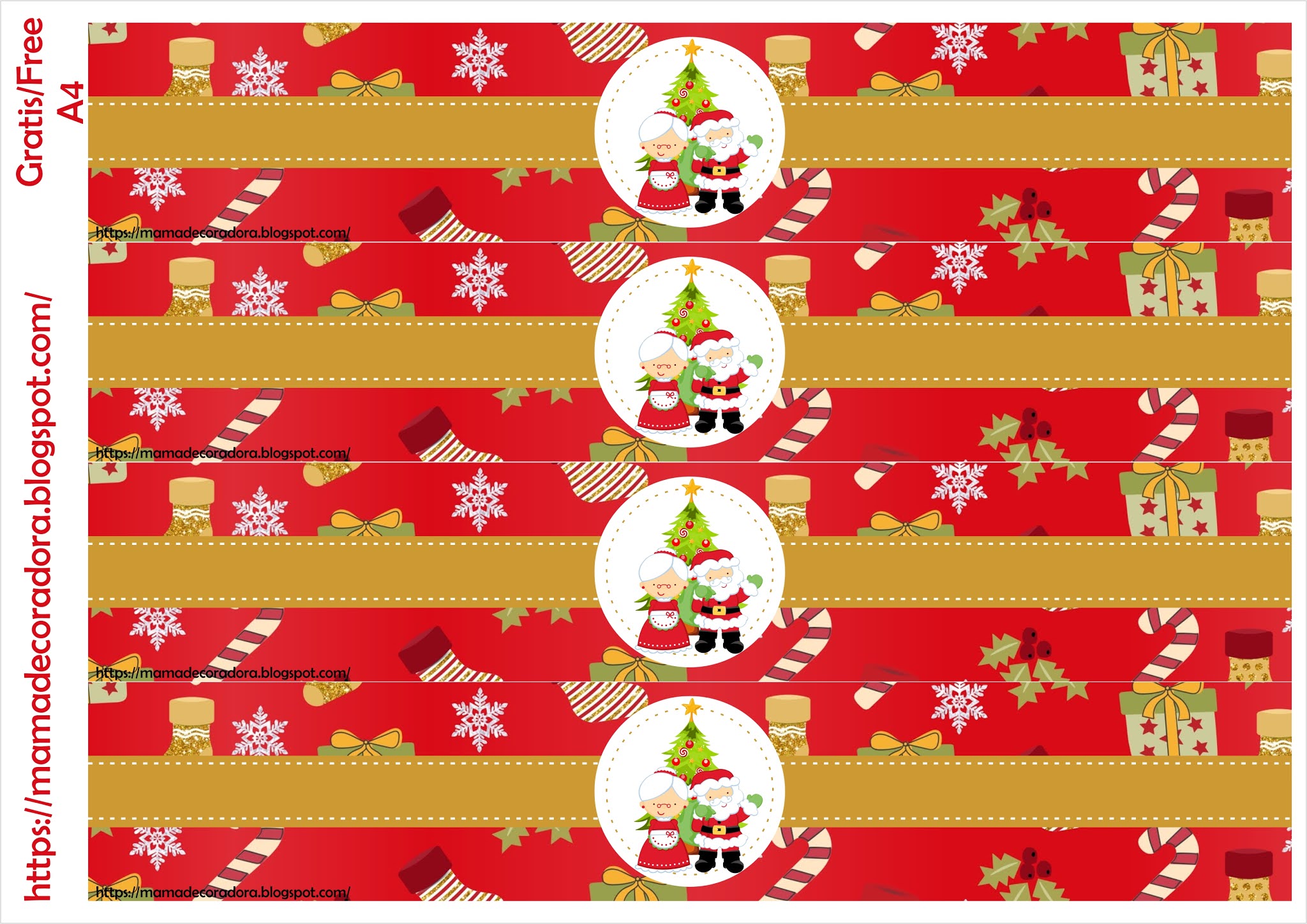 Mamá Decoradora: Kit imprimible de Navidad