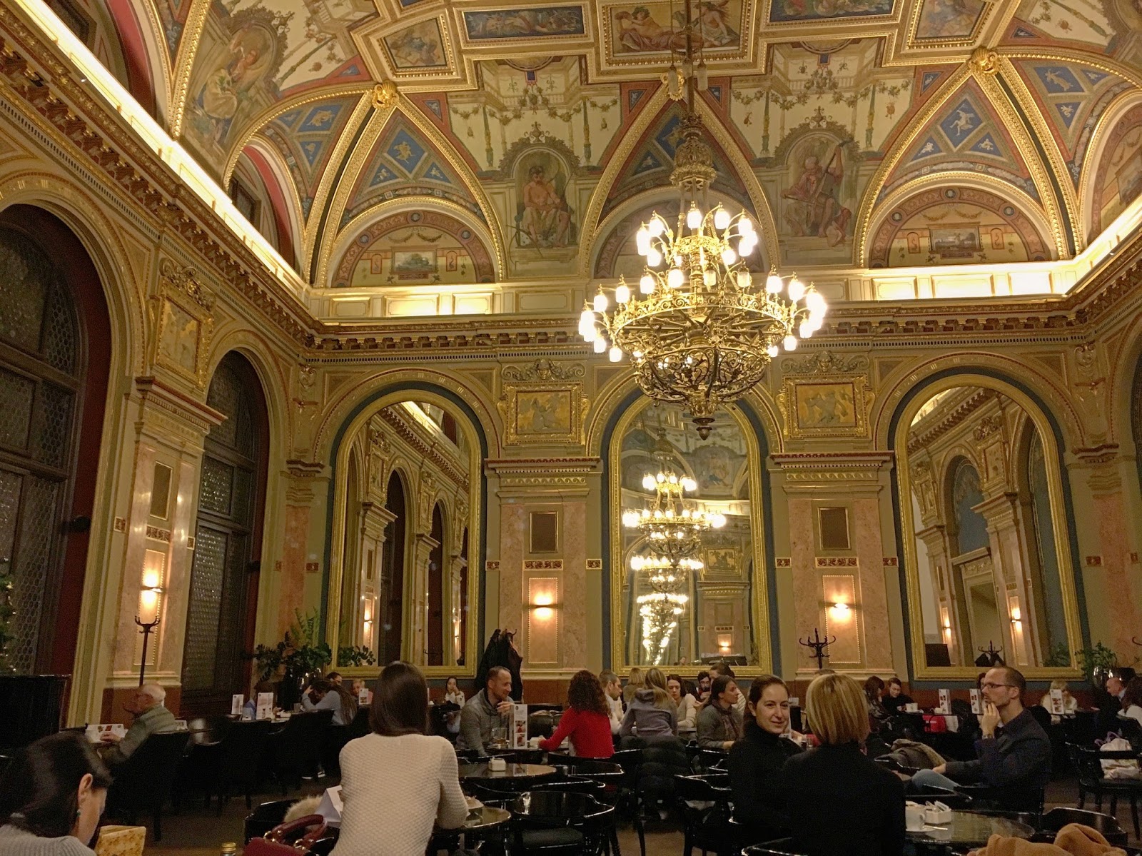 Lotz Terem Book Cafe - Budapest, Hungary - Travel is my favorite Sport