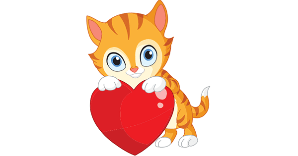 Kitty with Heart | Symbols & Emoticons