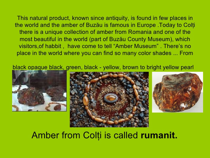 The Ancient Beauty of Rumanite ~ Romanian Amber